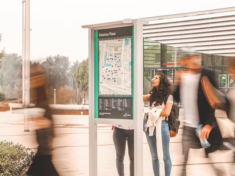 Wayfinding research and strategy for Erasmus University Rotterdam