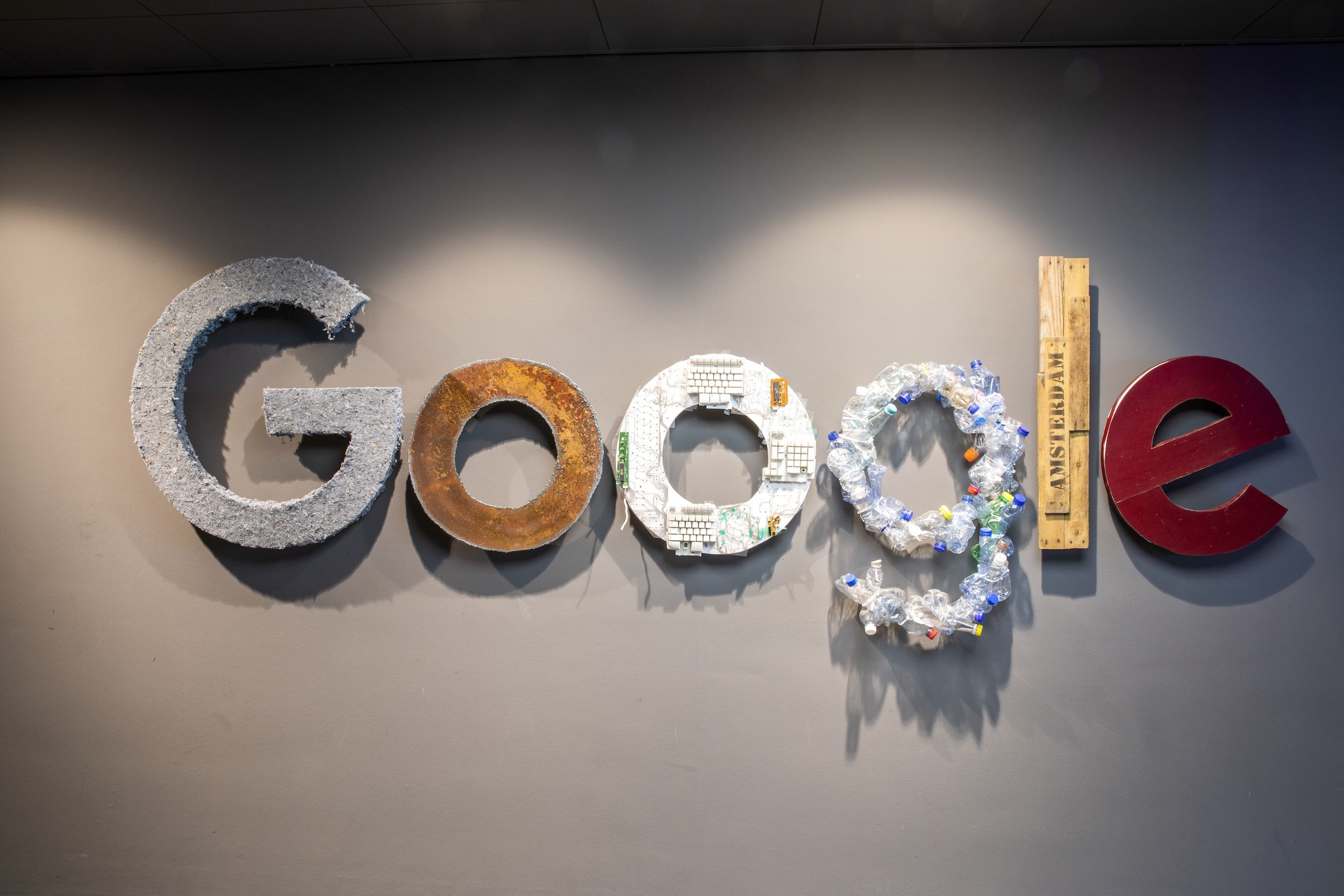 Doodle graphic design and wayfinding for Google offices