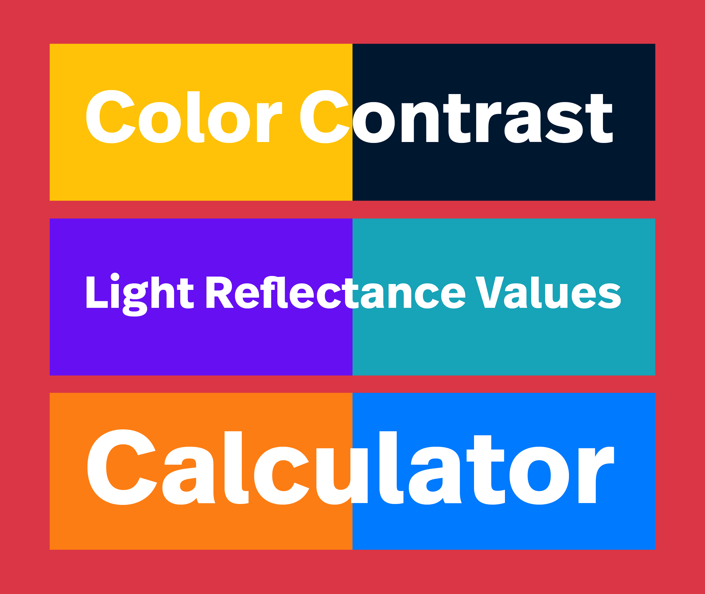 Light Reflectance Value Contrast Calculator